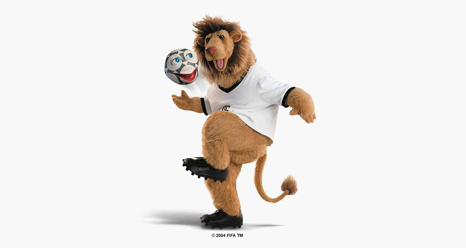 Mascot Goleo VI for the 2006 World Cup in Germany